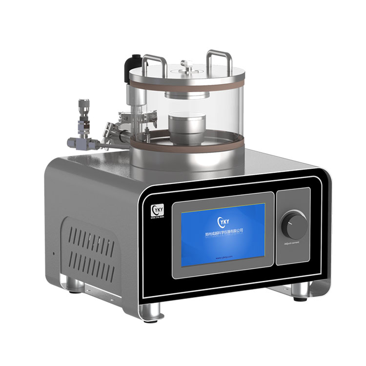 Small plasma sputtering coater