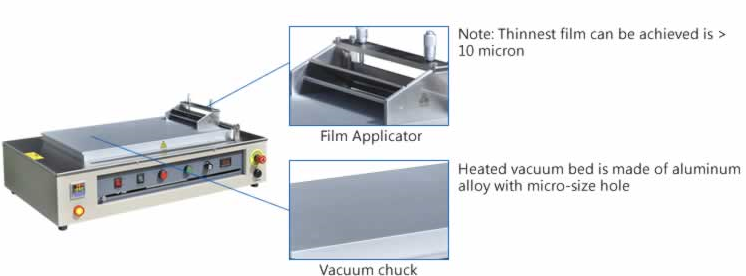 Bottom-heating-type-casting-coating-machine-with-doctor-blade