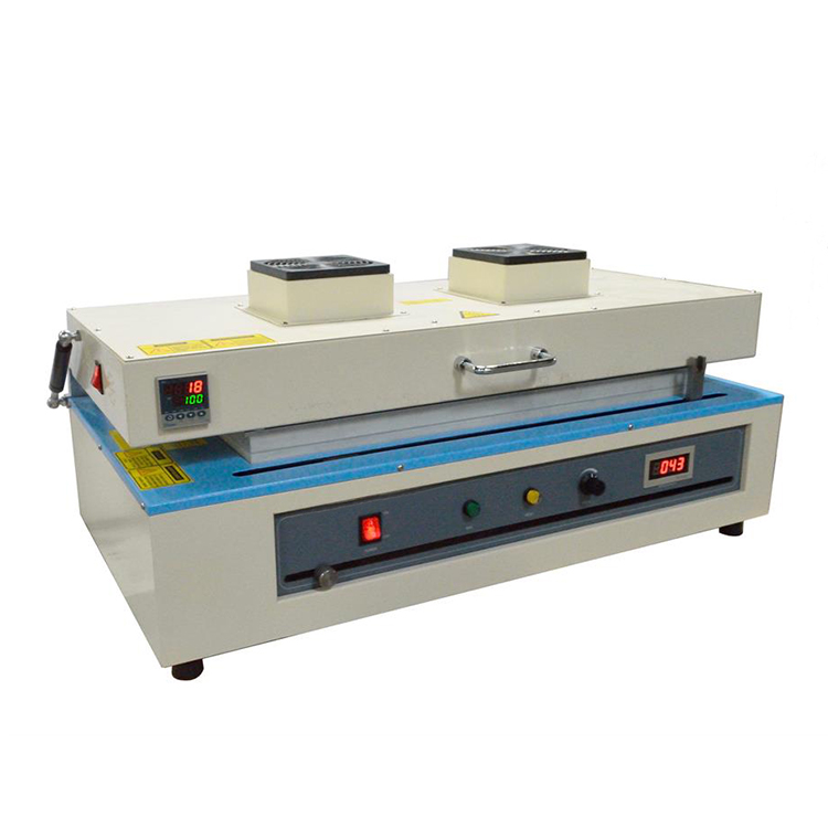 Mini tape casting coater with heated vacuum bed and pump